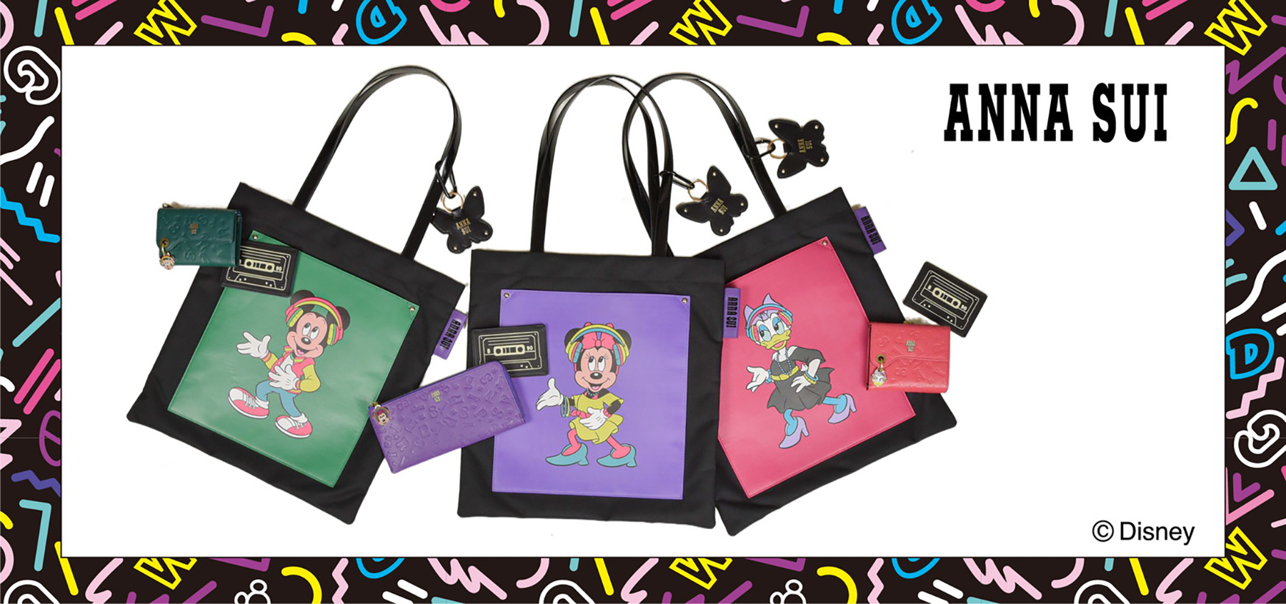 【ANNA SUI】Disneyキャラクターをモチーフにした商品が4/12(水)より発売 ｜ ファッションとエコ・環境との共生｜株式会社クイーポ